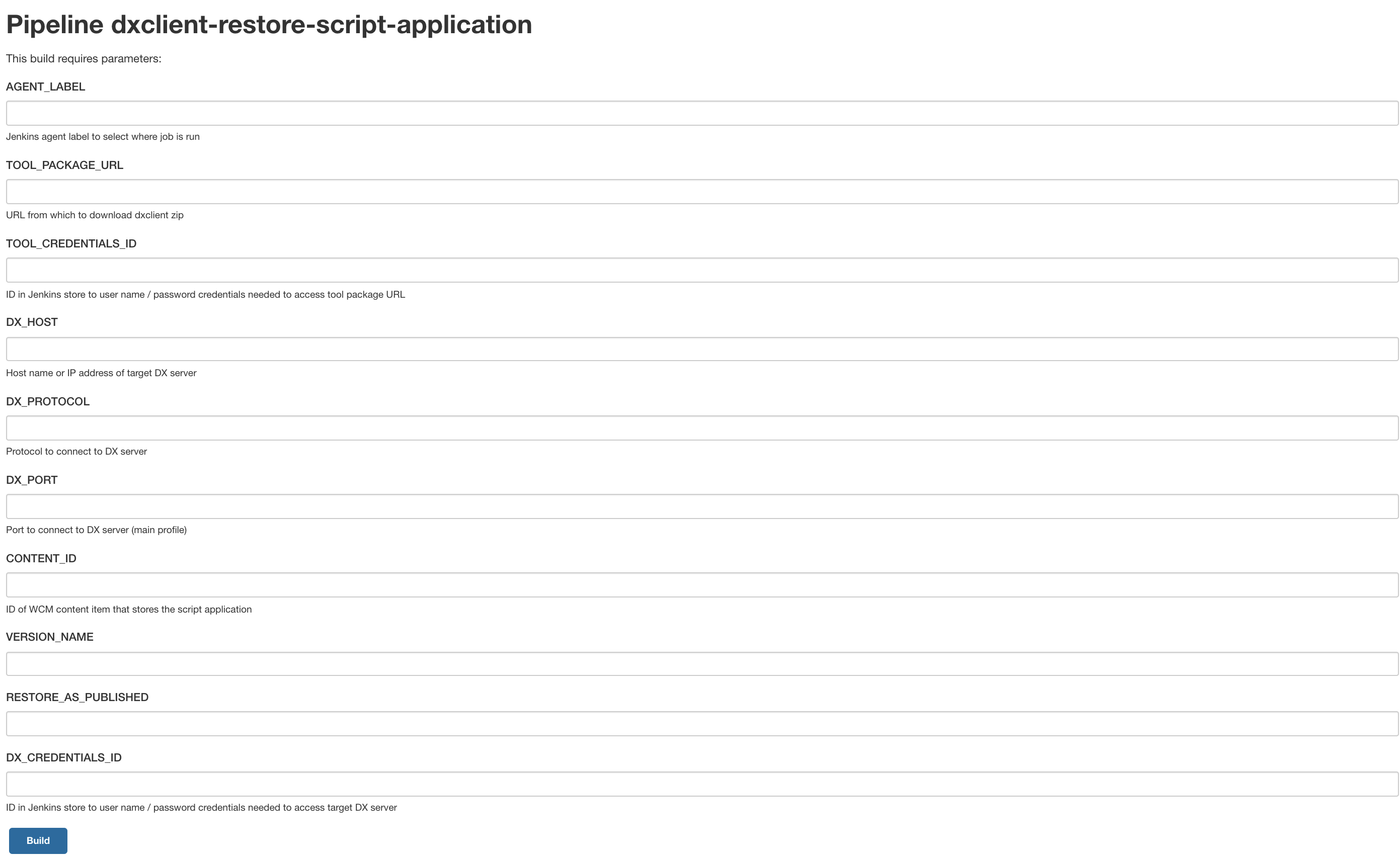 Sample Pipelines for use with HCL DXClient and Automation servers - HCL ...